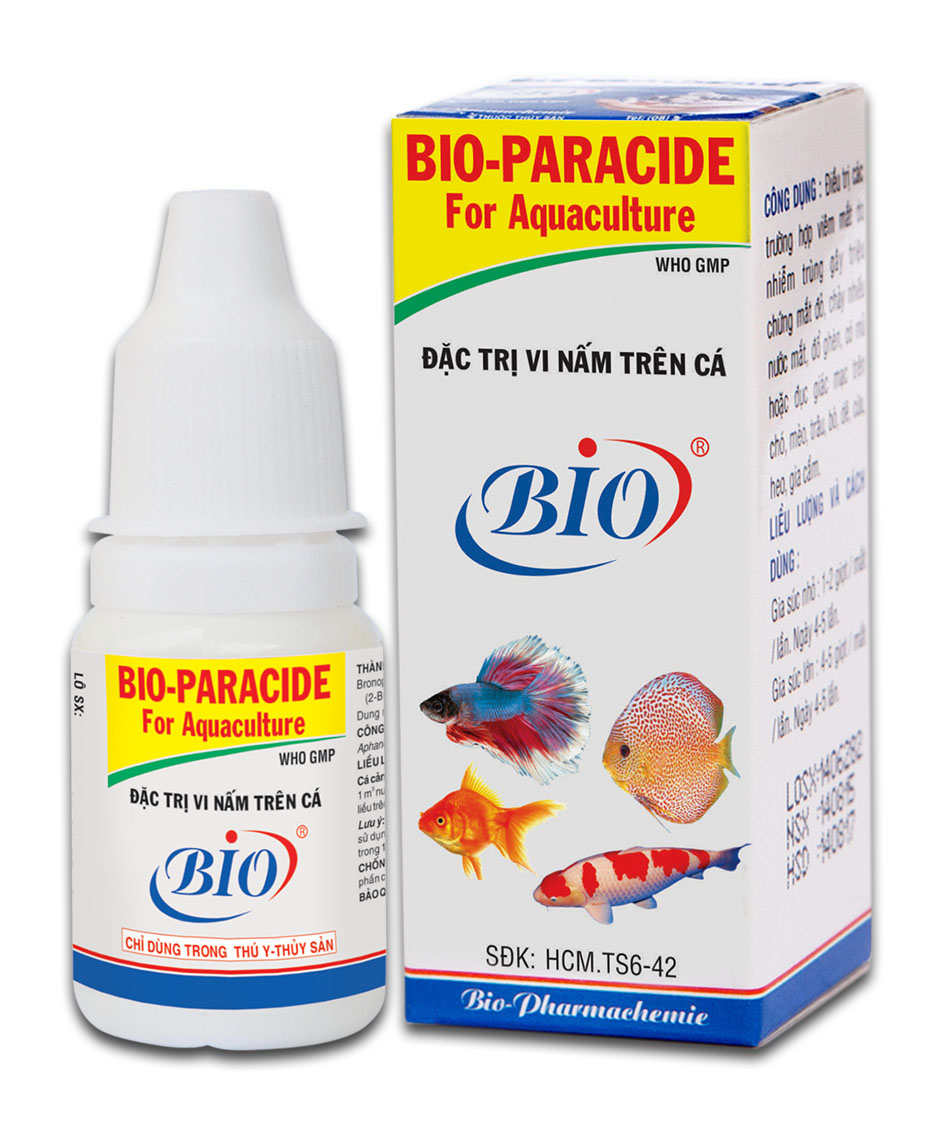 BIOPARACIDE For Aquaculture CÁ CẢNH - BIO PHARMACHEMIE