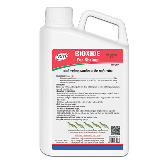 BIOXIDE FOR SHRIMP - BIO PHARMACHEMIE